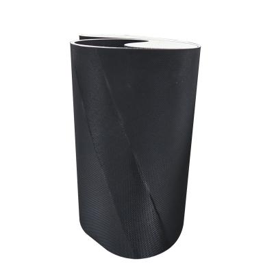 China Customizable Thickness PVC Treadmill Belt 2.0mm 3.0mm Black Color Factory Direct for sale