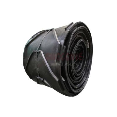China Chevron Pattern Rubber Conveyor Belt 10mm Thickness 800mm Width Industrial for sale