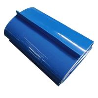 China Customized Blue Sidewall Cleat Chevron Edge Flat PVC Conveyor Belt for sale