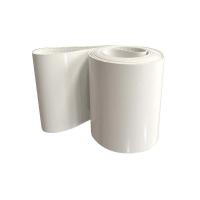China Customized White Sidewall Cleat Chevron Edge Flat PVC Conveyor Belt ISO9001 -10 to 80 C for sale