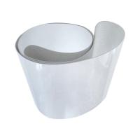China Customized White Sidewall Cleat Chevron Edge Flat PVC Conveyor Belt ISO9001 -10 to 80 C for sale