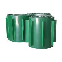 China Industrial Green Rough Surface Inclined Sidewall PVC Conveyor Belt 2mm 3mm for sale