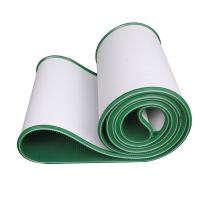 China Industrial Green PVC Conveyor Belt 2mm 3mm for Wood Transmission System for sale