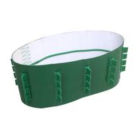 China 3mm Thick Green PVC Conveyor Belt for Inclined Conveying Industrial Grade for sale