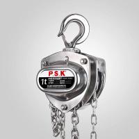 China 1 Ton Manual Chain Block Hoist 2000kg Capacity with 6m G80 Load Chain for sale