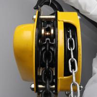 China 1 Ton Manual Chain Block Hoist 2000kg Capacity with 6m G80 Load Chain for sale