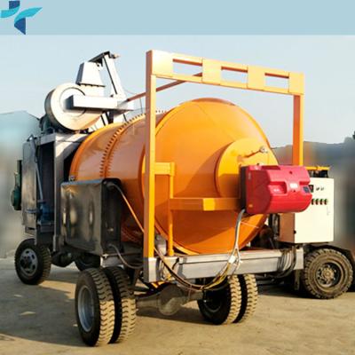 China 7tph Mobile Asphalt Mixer Machine Mobile Asphalt Plant for sale