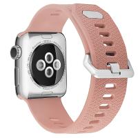 China 38 40 42mm New Design Customize Silicone Watch Bands For Apple Watch for sale