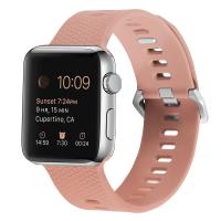 China 38 40 42mm New Design Customize Silicone Watch Bands For Apple Watch for sale