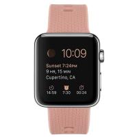 China 38 40 42mm New Design Customize Silicone Watch Bands For Apple Watch for sale
