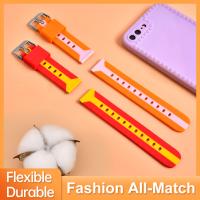 China Double Color Customize Silicone Rubber Watch Strap Bands 20mm Fashion for sale