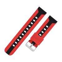China Double Color Customize Silicone Rubber Watch Strap Bands 20mm Fashion for sale