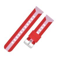 China Double Color Customize Silicone Rubber Watch Strap Bands 20mm Fashion for sale