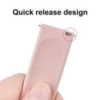 China 20 22mm Silicone Rubber Watch Straps Band With Quick Realease For Watches for sale