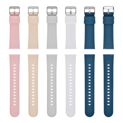 China Custom Quick Release Silicone Rubber Watch Strap With 5 Colors for sale