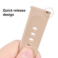 China Custom Quick Release Silicone Rubber Watch Strap With 5 Colors for sale