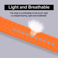 China 4 Colors Custom Watch Strap , 22mm Silicone Rubber Watch Strap Bands for sale