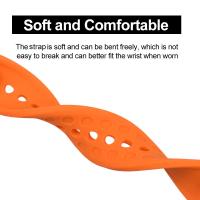 China 4 Colors Custom Watch Strap , 22mm Silicone Rubber Watch Strap Bands for sale