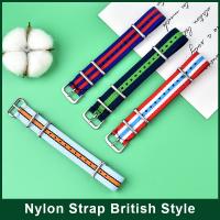 China Sport Fashion Nylon Fabric Watch Strap Braiding 18mm 20mm 22mm for sale