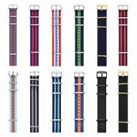 China Sport Fashion Nylon Fabric Watch Strap Braiding 18mm 20mm 22mm for sale