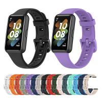 China 15.8mm Luxury Silicone Rubber Watch Strap Bands Multi Colors Fit For Huawei 7 for sale