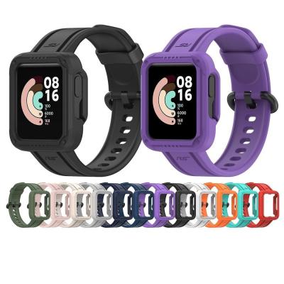 China Soft 12 Colors silicone sport band Integrated 22mm Popular For Redmi watch for sale