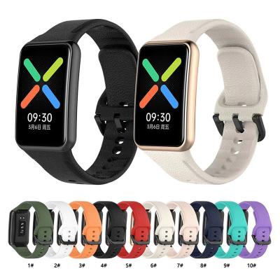 China 10 Colors Silicone Rubber Watch Strap Bands Suitable For OPPO Classic for sale