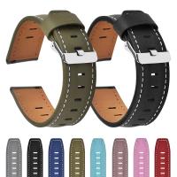 China Top Calf Genuine Leather Watch Strap Band , Quick Release Leather Watch Band Strap for sale
