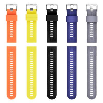 China 20 22 24mm Silicone Rubber Watch Strap Bands With Quickle Release for sale