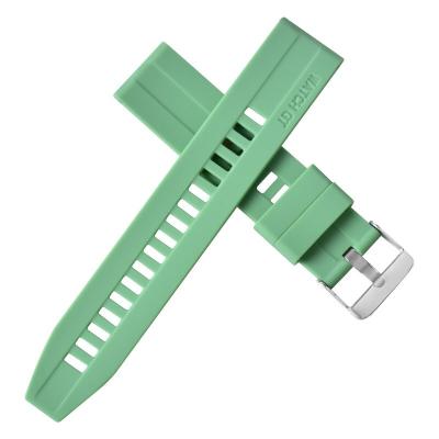 China Quick Release Soft Silicone Watch Strap 20mm Flexible 3 Colors for sale