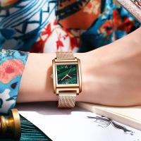 China Luxury Copper Material Dial Quartz Wrist Watch Men Mesh Strap Skeleton for sale