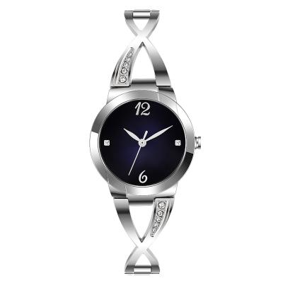 China SGS Certified Round 314L Stainless Steel Diamond Watches For Women for sale