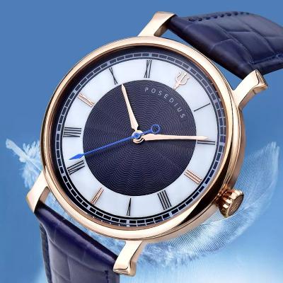 China Stainless Steel Case Mens Automatic Watches Mechanical 75x115MM Band Length for sale