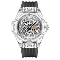China Japanese Quartz Crystal Watch Waterproof Fashion Transparent Silicone Lovers for sale
