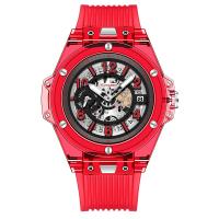 China Japanese Quartz Crystal Watch Waterproof Fashion Transparent Silicone Lovers for sale