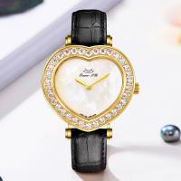 China Charming Multifunctional Leather Strap Waterproof 3ATM Quartz Watch For Women for sale
