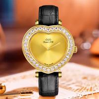 China Charming Multifunctional Leather Strap Waterproof 3ATM Quartz Watch For Women for sale