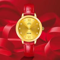 China Classic Multifunctional Leather Strap Alloy Case 3ATM Quartz Watch For Ladies for sale