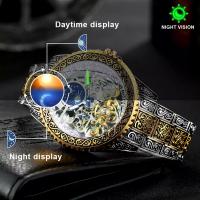 China Alloy Automatic Watch For Men Mechanical Skeleton 30m Waterproof for sale