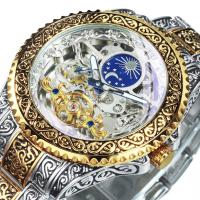 China Alloy Automatic Watch For Men Mechanical Skeleton 30m Waterproof for sale