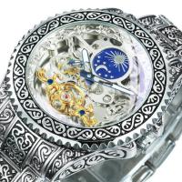 China Alloy Automatic Watch For Men Mechanical Skeleton 30m Waterproof for sale