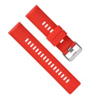 China Luxury Replacement 22mm Silicone Rubber Watch Strap Bands ROHS Certificate for sale