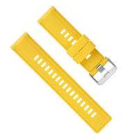 China Luxury Replacement 22mm Silicone Rubber Watch Strap Bands ROHS Certificate for sale