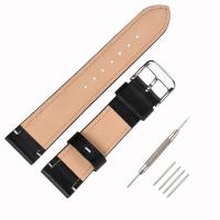 China 26mm Calf Leather Watch Strap for sale