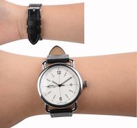 China 26mm Calf Leather Watch Strap for sale