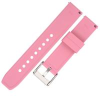 China OEM Curved End Silicone Watch Band , Silicone Watch Straps 18mm for sale