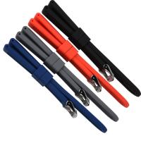 China 30mm Classic Stitch Mens Rubber Watch Bands 22mm Silicone Watch Band Quick Release for sale