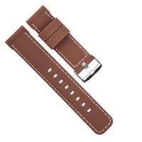 China Anti sweat Mens Rubber Watch Bands , 24mm Silicone Watch Bands for sale