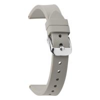 China Narrow Silicon Rubber Watch Band 14mm Lightweight Wristband With Good Shape for sale