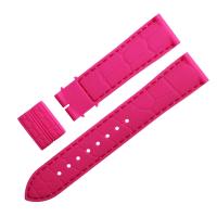 China Alligator Pattern Silicone Rubber Watch Strap Bands ROHS CE Passed for sale